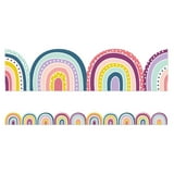 CintBllTer Oh Happy Day Rainbows Die-Cut Border Trim (TCR9092 ...