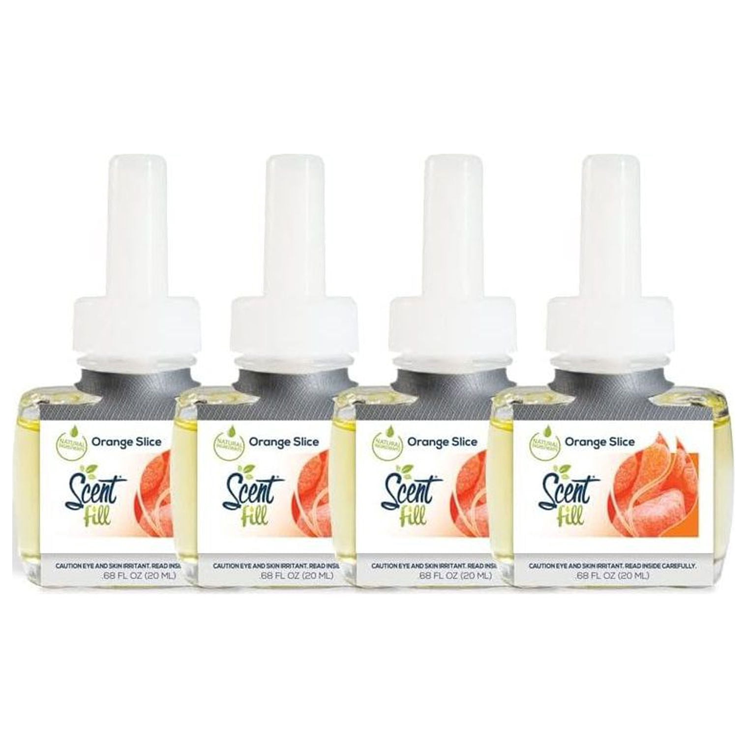 CintBllTer Orange Slice Plugin Air Freshener, Scented Oil Refills, 4 ...
