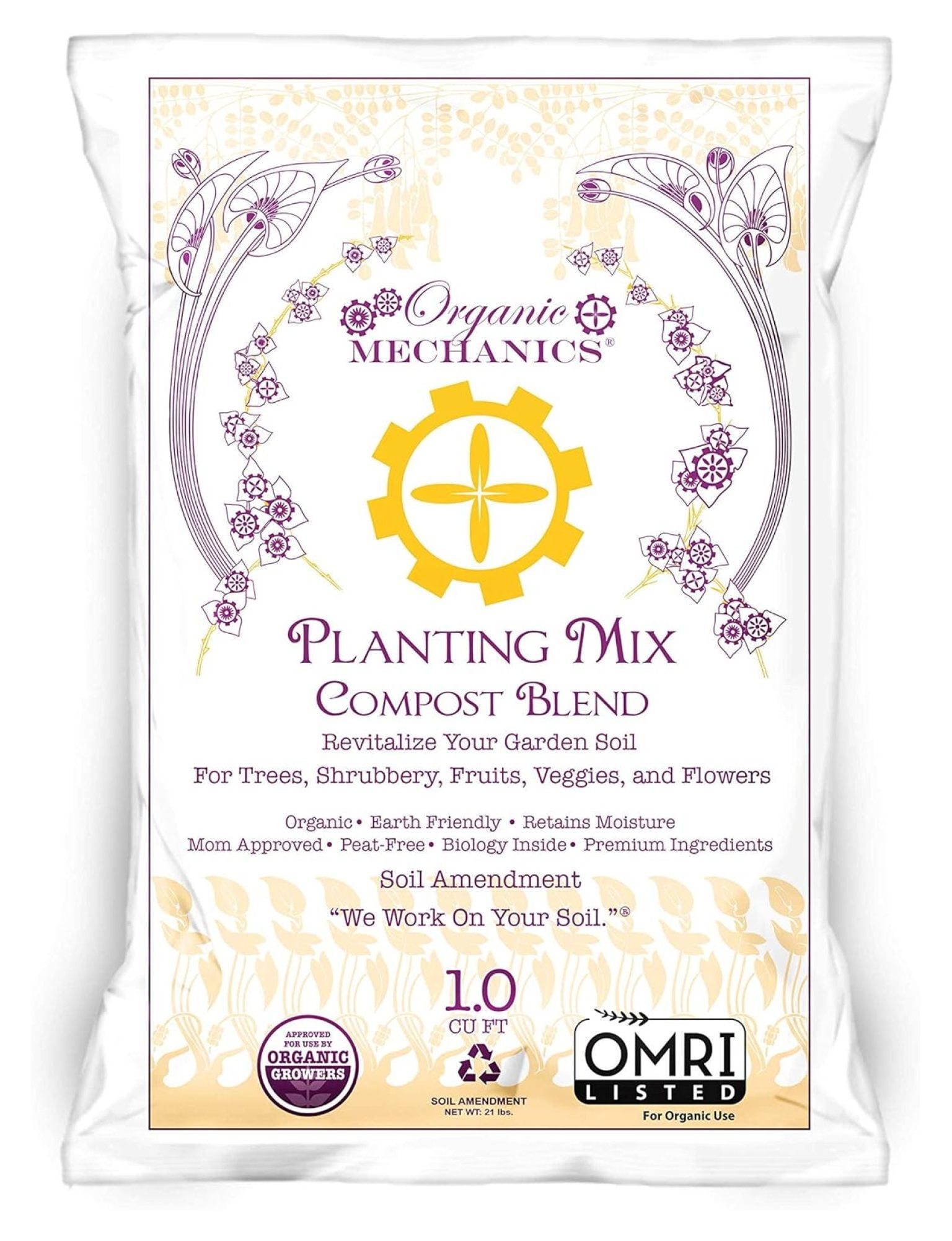 CintBllTer Planting Mix Compost Blend Soil Amendment, 1 cu ft - Walmart.com