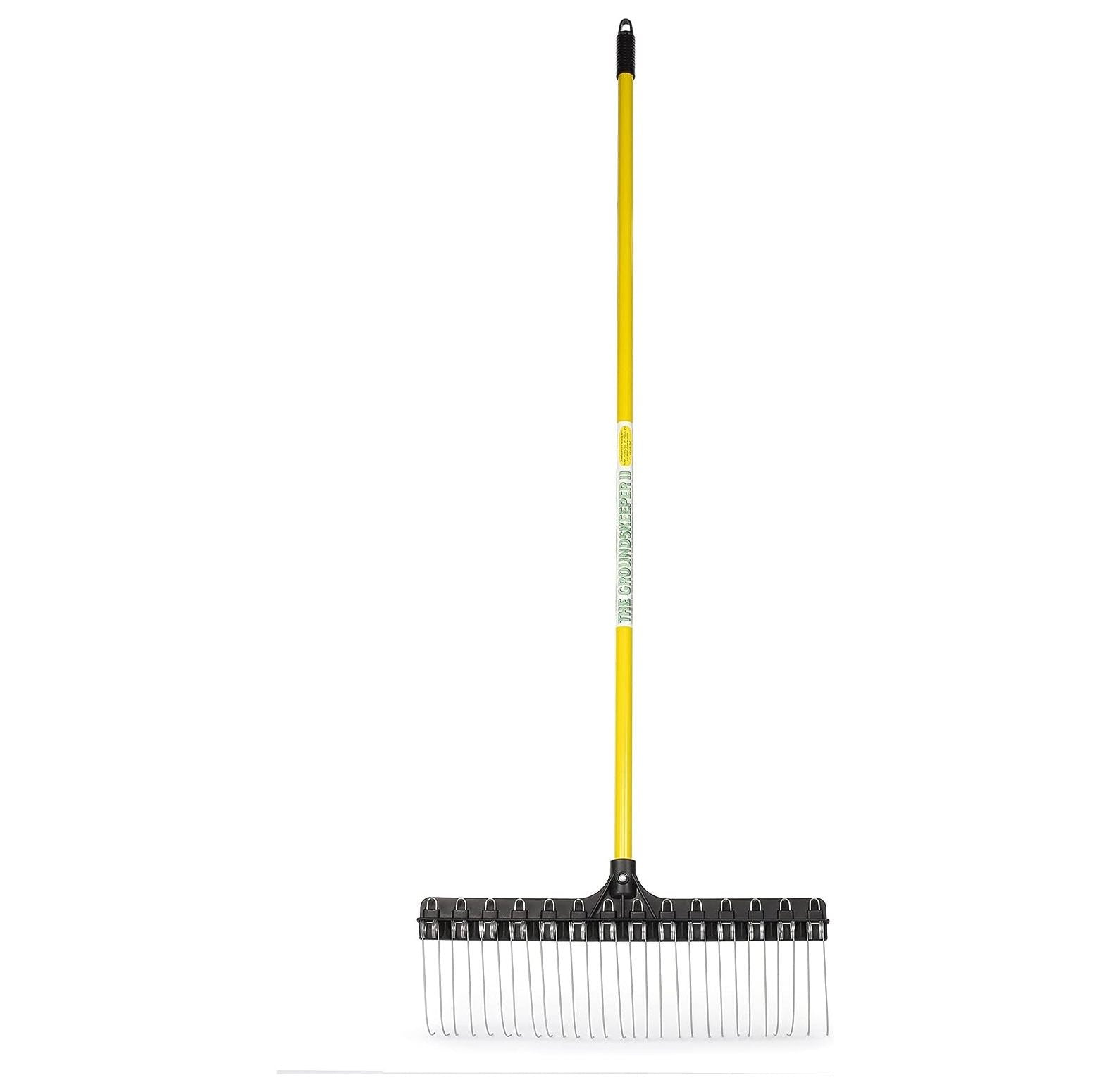 CintBllTer Rake 55-inch Lightweight Fiberglass Handle, 21-inch Head ...
