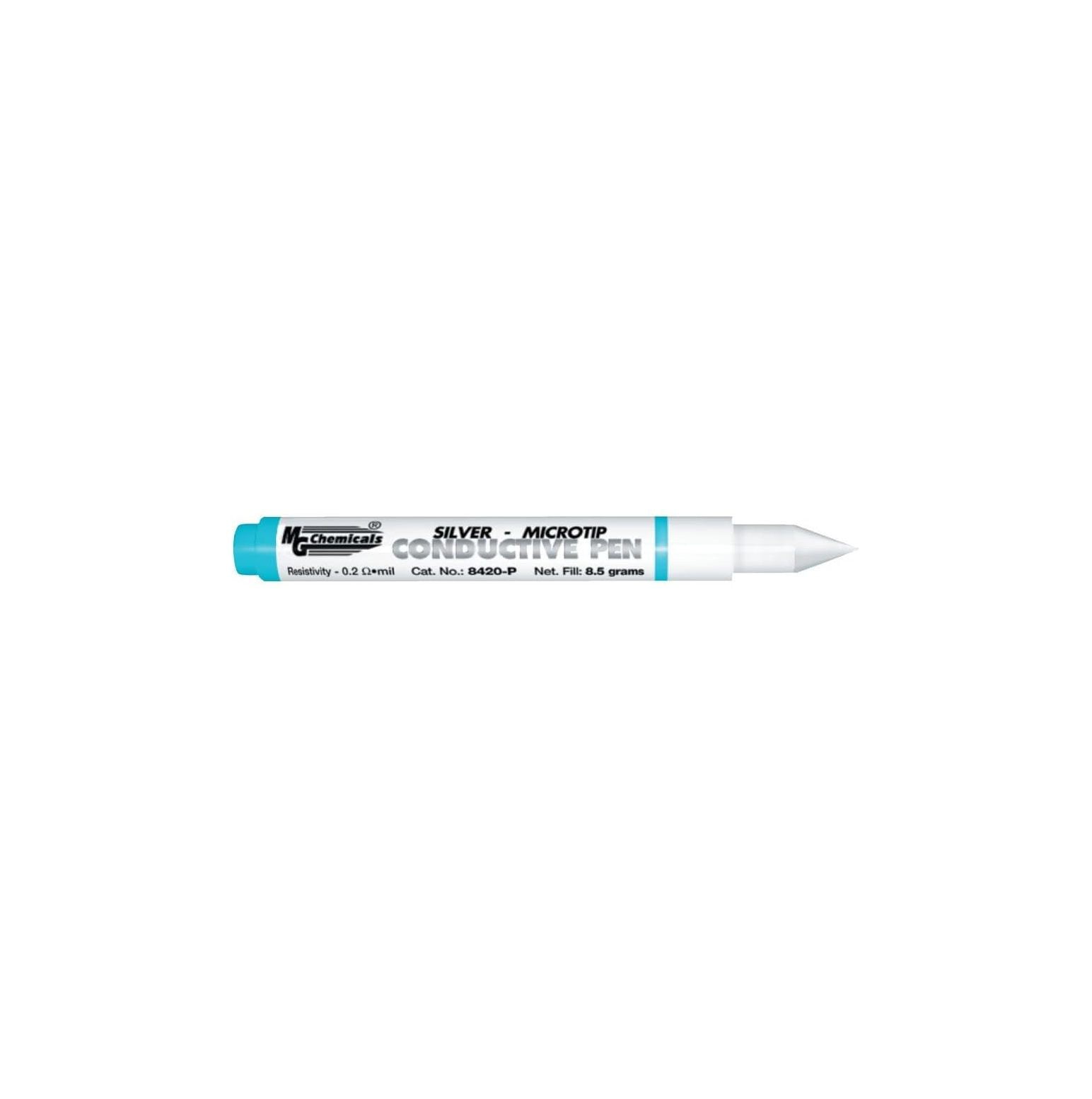 CintBllTer Silver Conductive Pen, 0.3 oz (8.5 grams) Microtip Pen ...