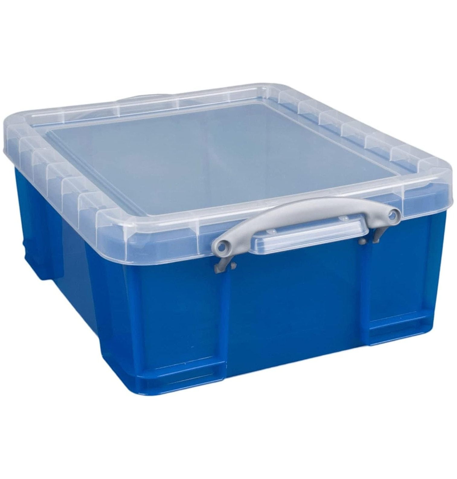 CintBllTer Storage Box, 17 Liter, 17 1/4" x 14" x 7", Blue - Walmart.com