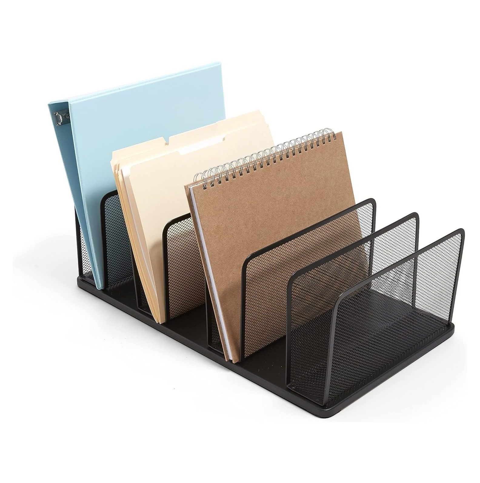CintBllTer Tr57552-Cc 7-Compartment Wire Mesh File Organizer - Walmart.com