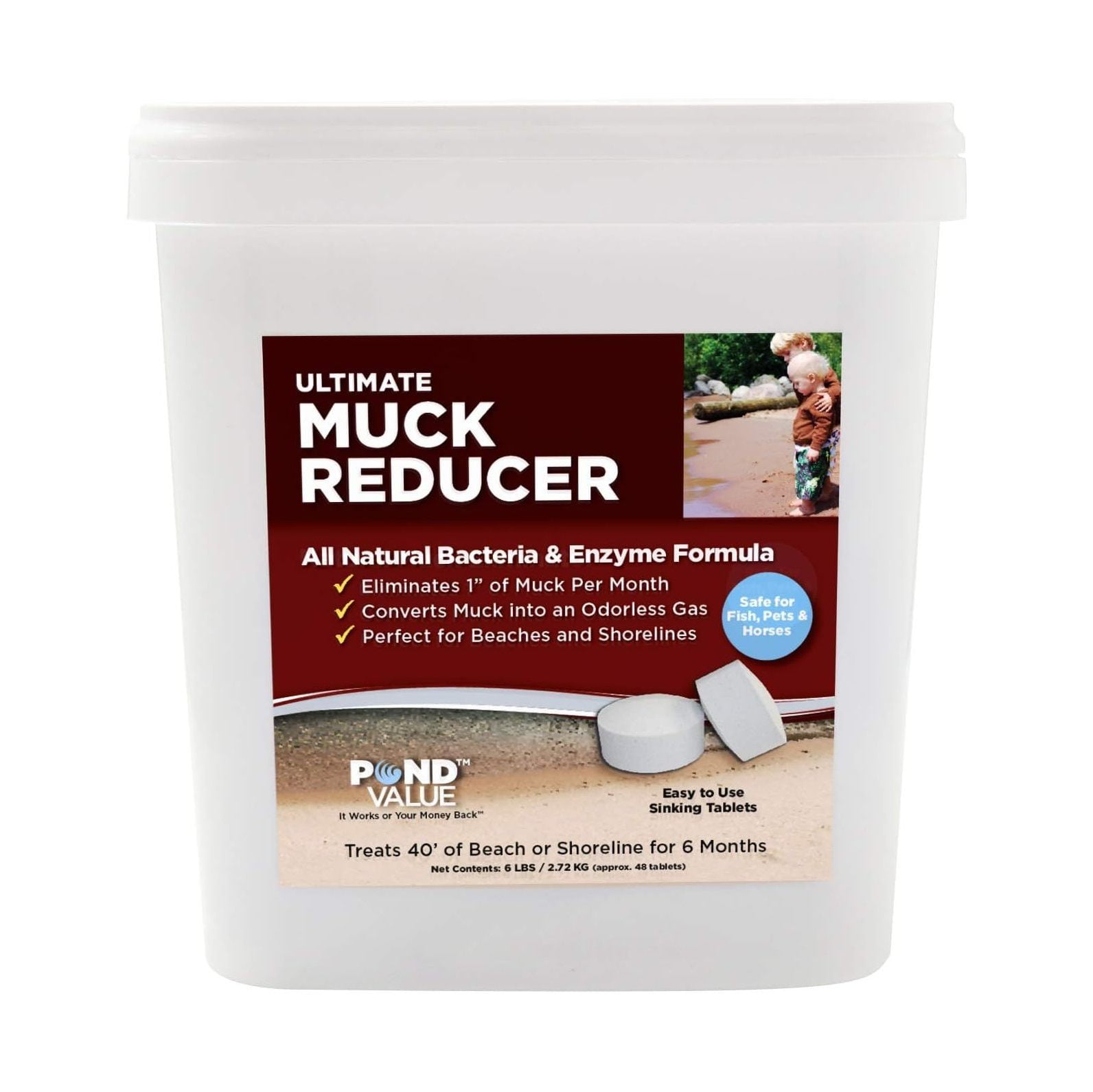 CintBllTer Ultimate, Natural Pond Muck Remover, Clears Away Muck ...