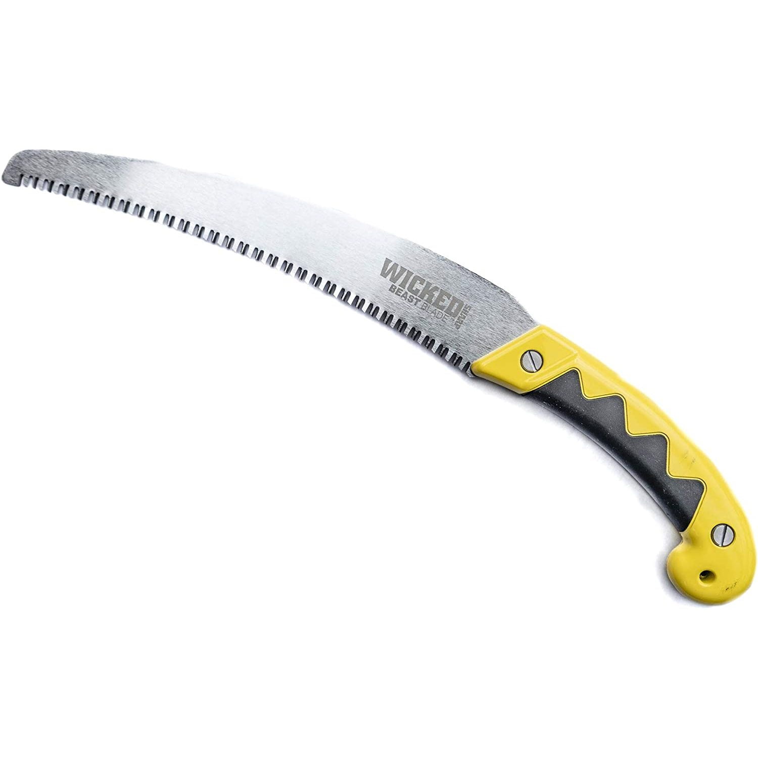 CintBllTer WTG-021 Wicked Tough Beast Large Curved Blade Hand Saw with ...