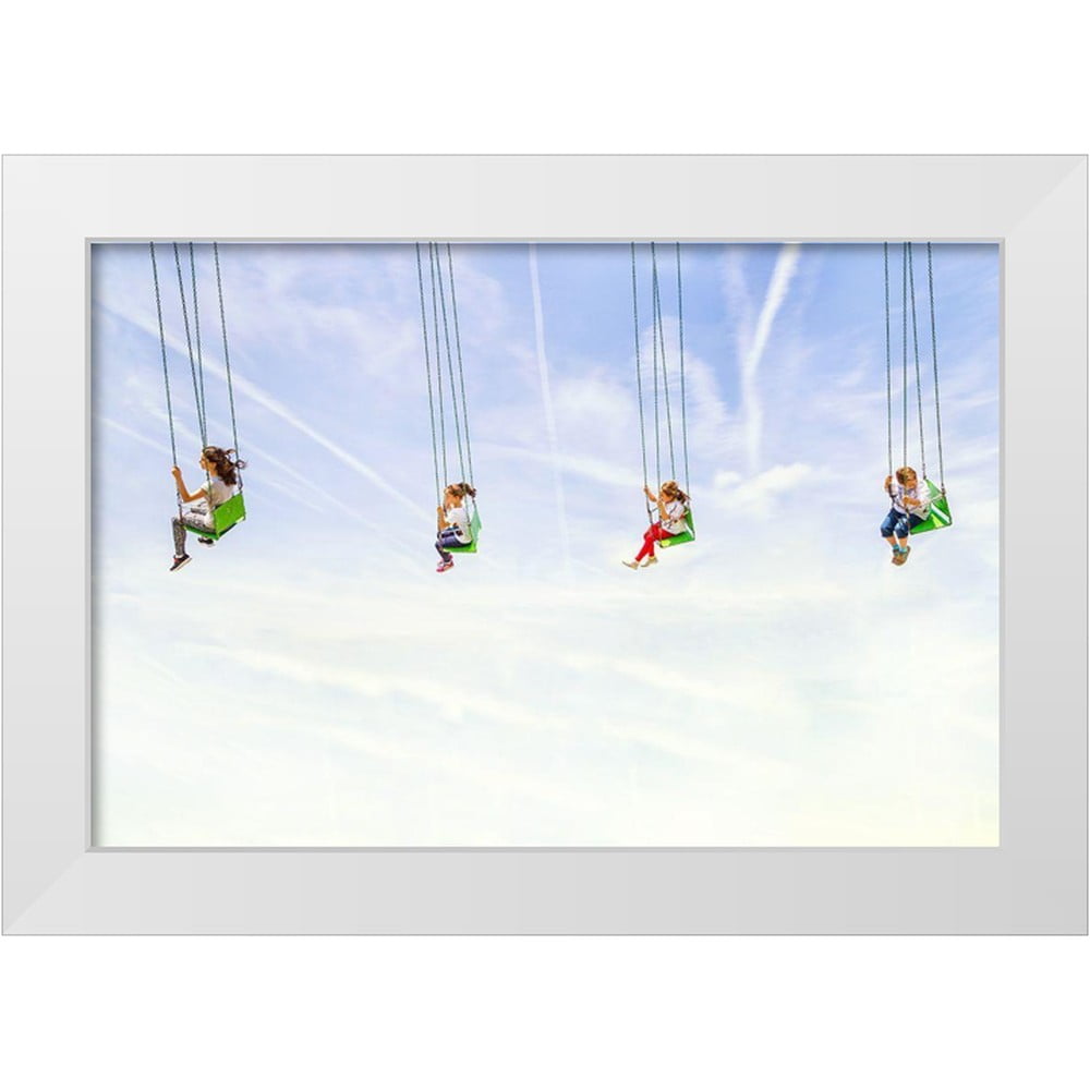 Cinteza, Marius 32x23 White Modern Wood Framed Museum Art Print Titled ...