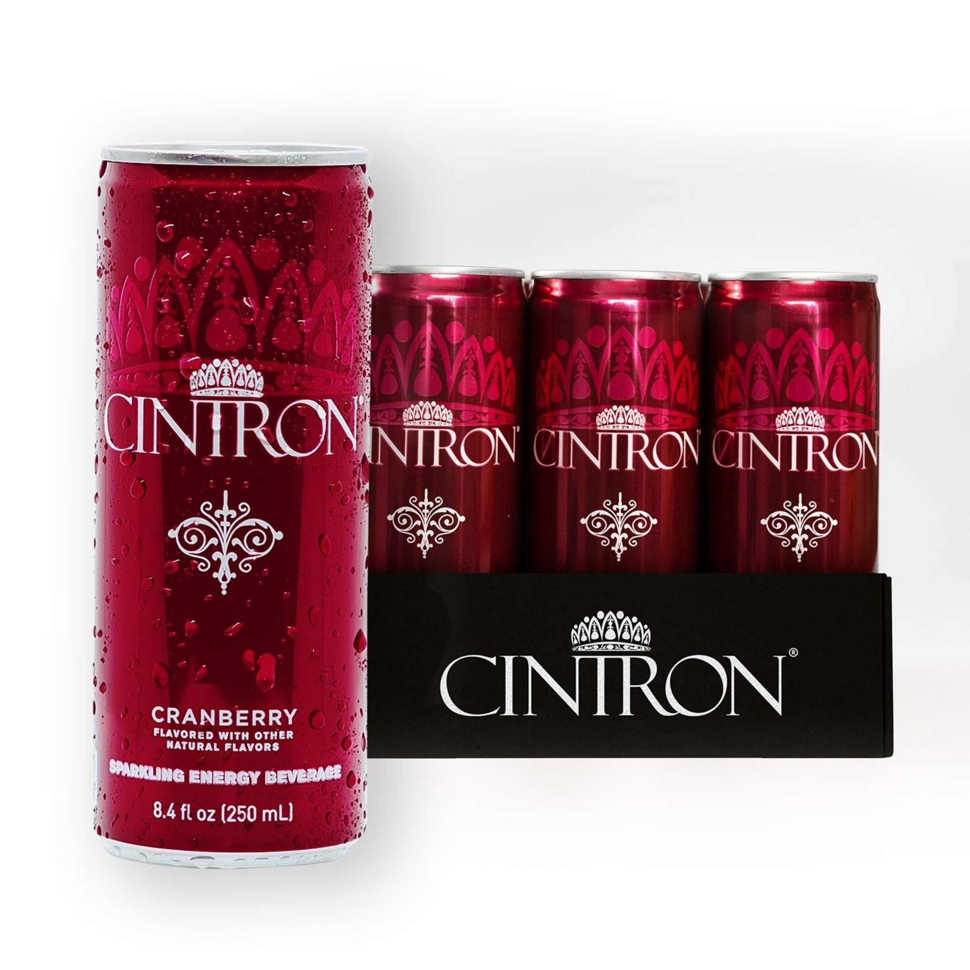 Cintron Sparkling Cranberry Caffeinated Energy Drink 6PK- Healthy ...