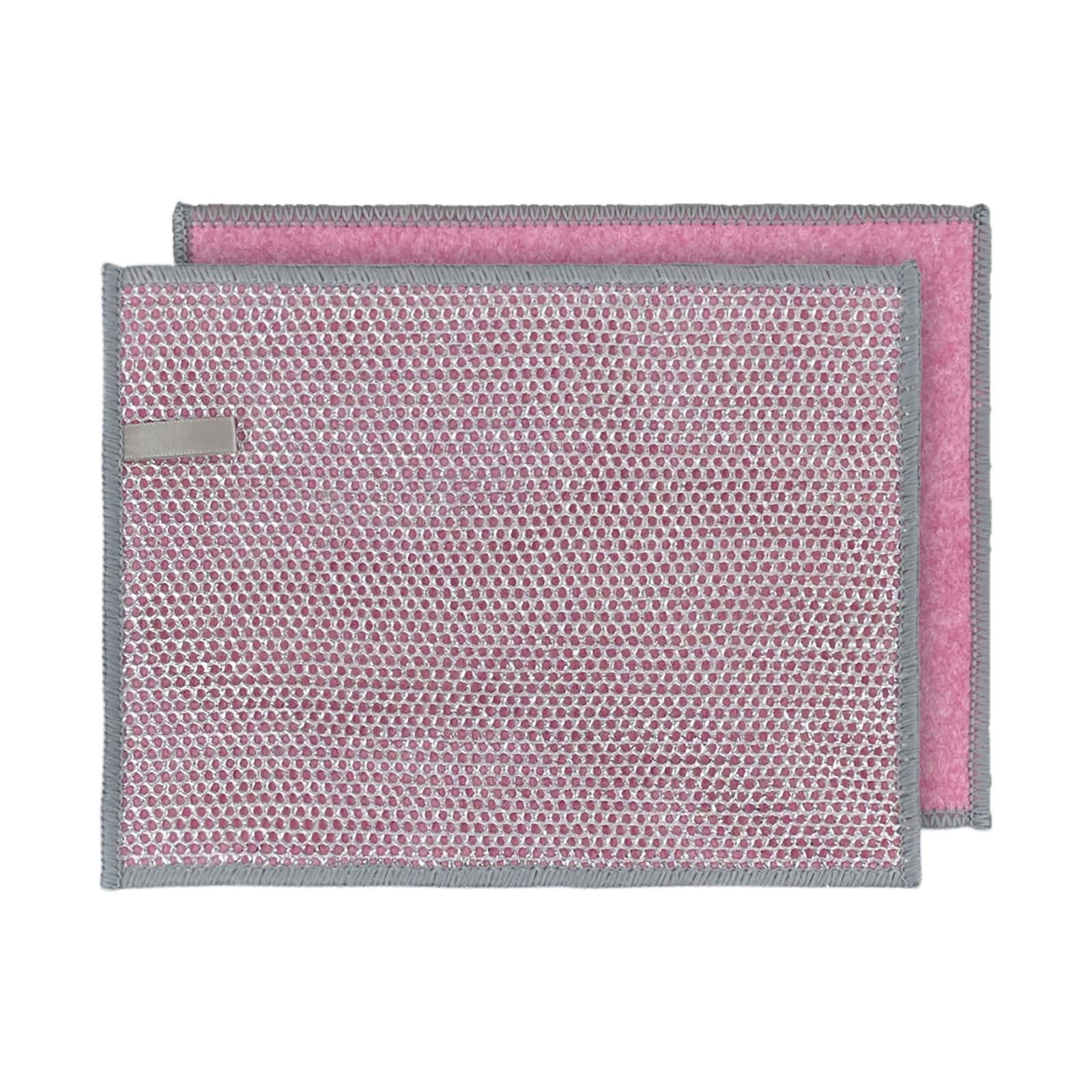 Cinvoph 10 Pack Scrub Dishcloth for Kitchen Double-Layer Non-Scratch ...