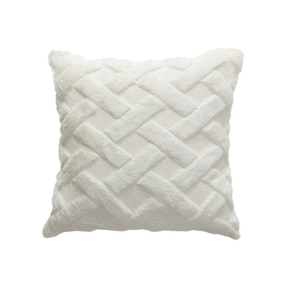 Cinvoph 16"x16" Solid Throw Pillow Covers Soft Velvet Decorative Boho ...