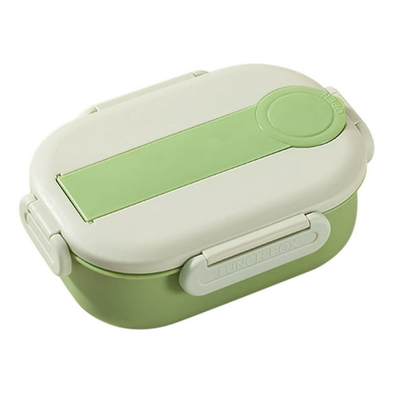 Cinvoph Airtight Bento Box With Spork 3-Compartment Leakproof Lunch Box ...