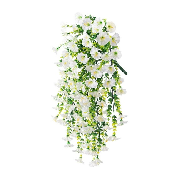 Cinvoph Artificial Hanging Vine Eucalyptus Morning Glory Fake Flower ...