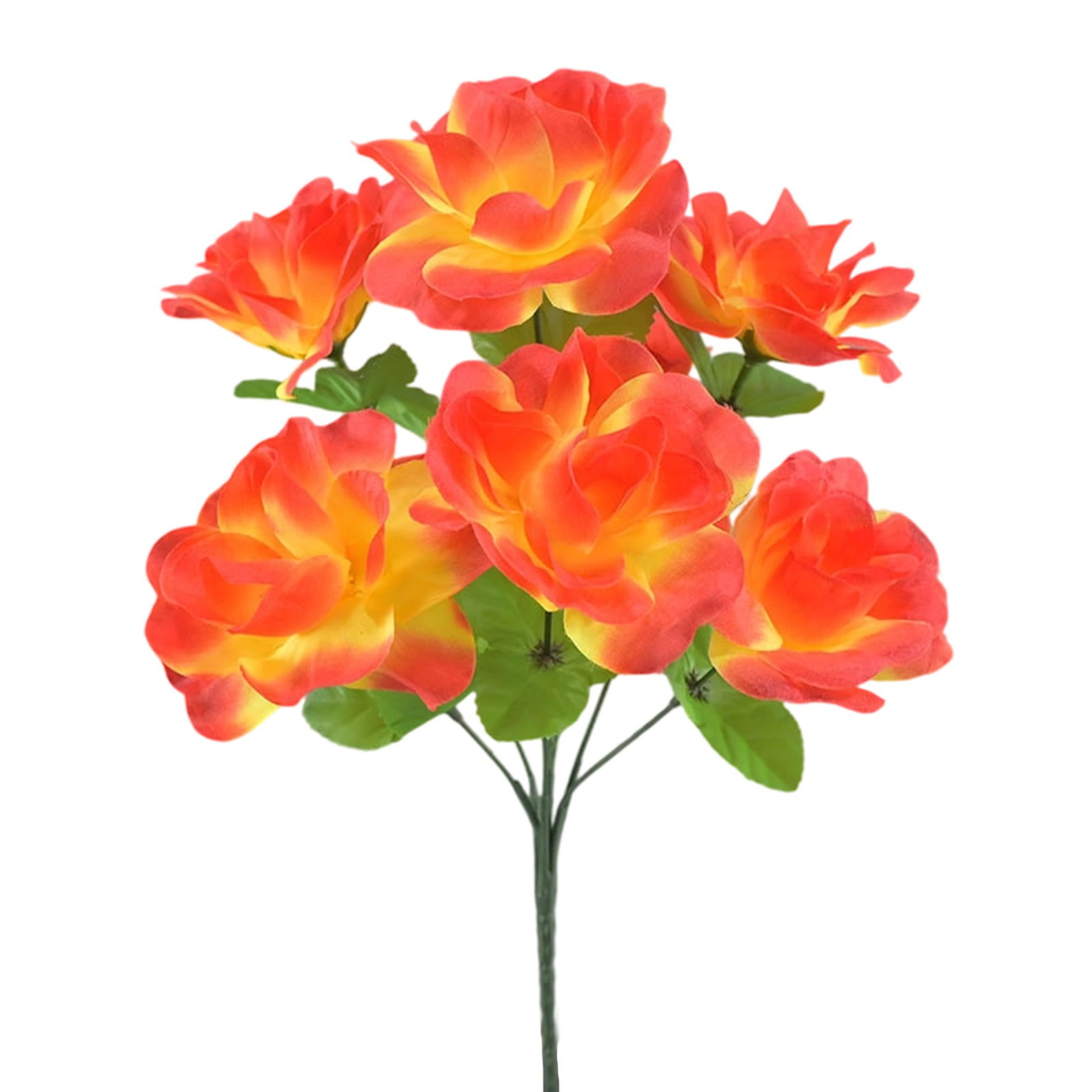 Cinvoph Artificial Rose Fake Flower 7 Heads Romantic Faux Bouquet for ...