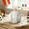 Cinvoph Ceramic Coffee Mug with Lid & Spoon, Sport Design Drinking Cup ...