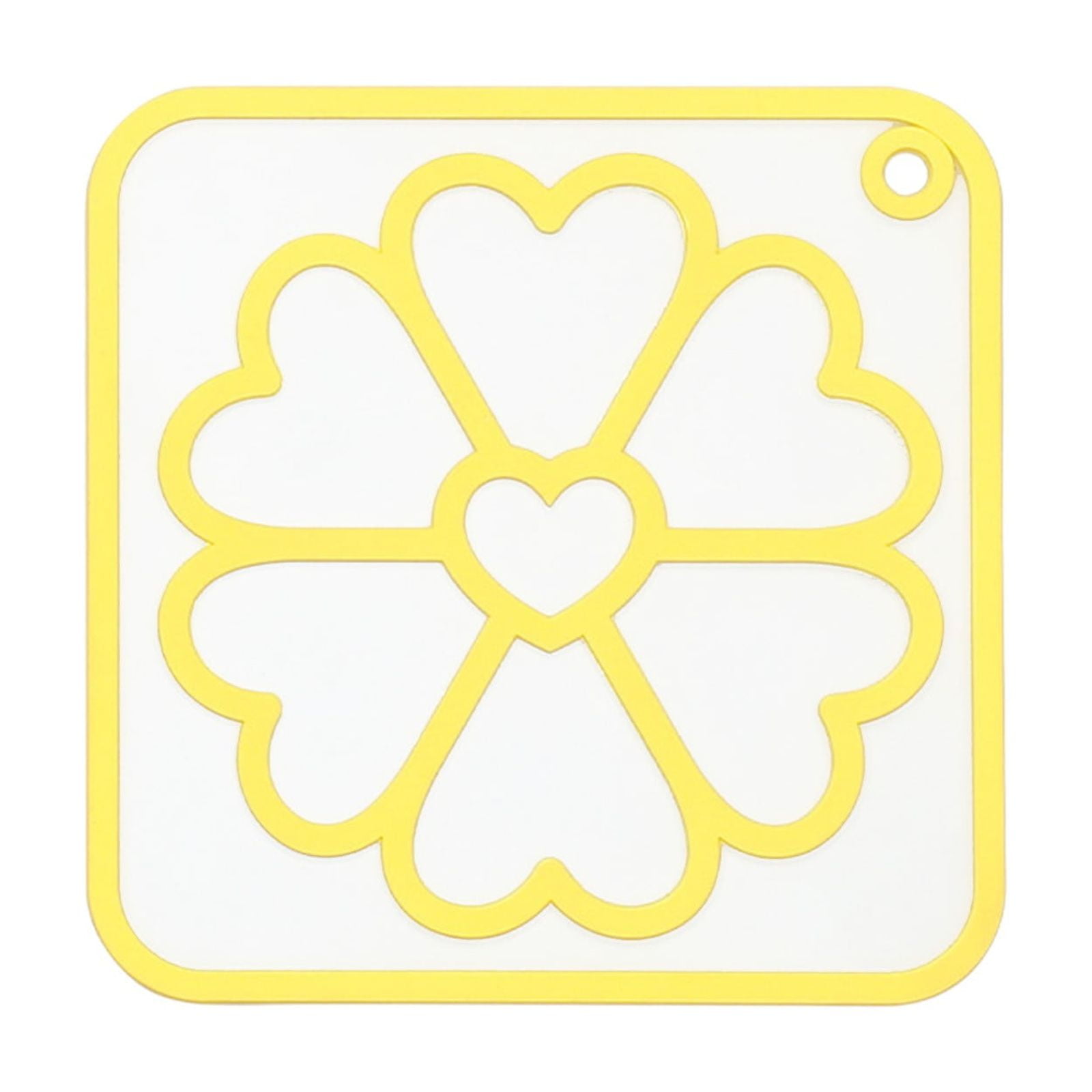 Cinvoph Cup Coasters for Office Home Desk Decorative Flower Shaped Heat ...