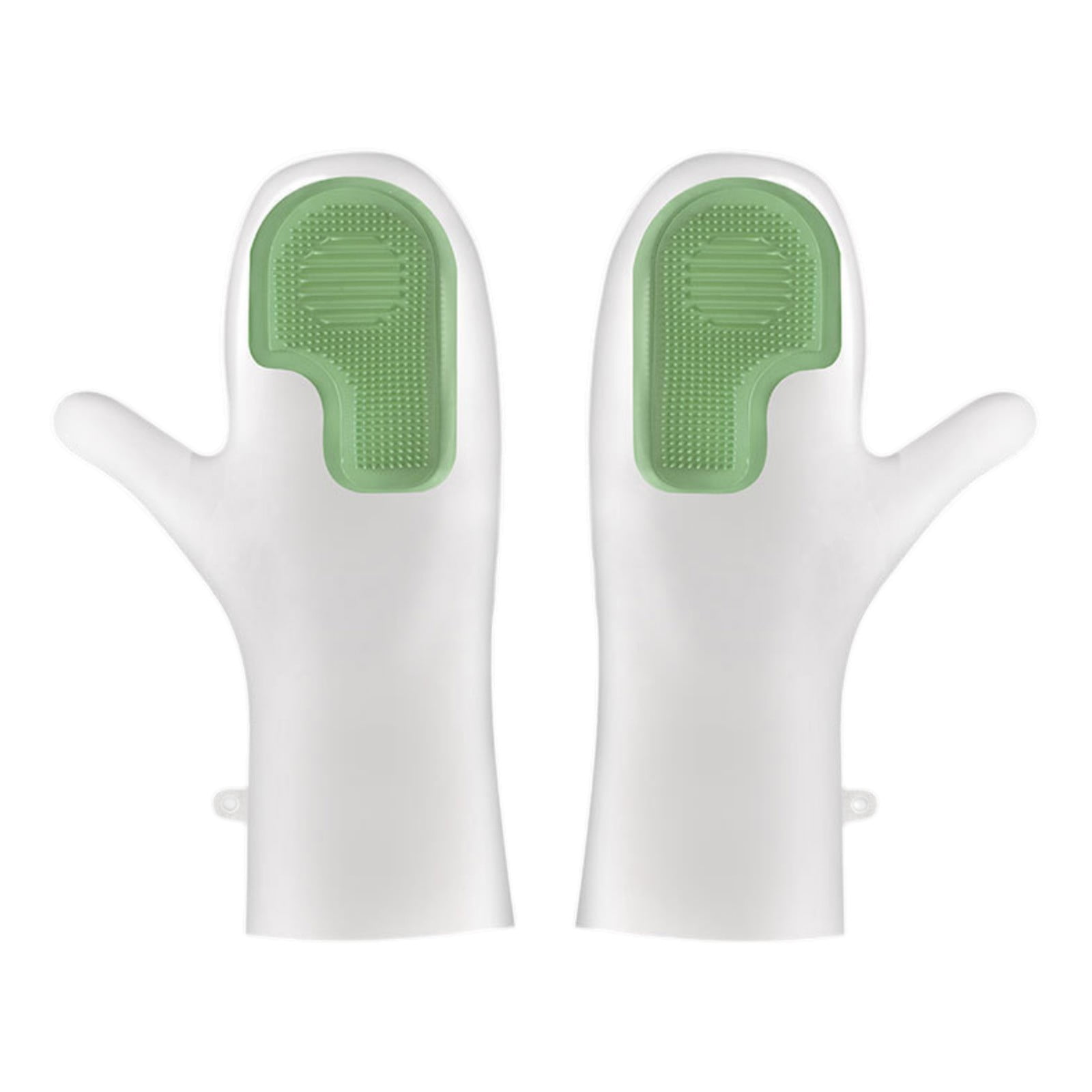 Cinvoph Dishwashing Long Gloves with Brush Water Proof Non-Slip Kitchen ...