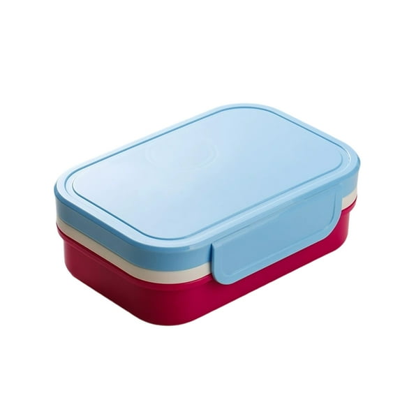 Cinvoph Double Layer Bento Box Leakproof Microwave Safe Compartmented ...