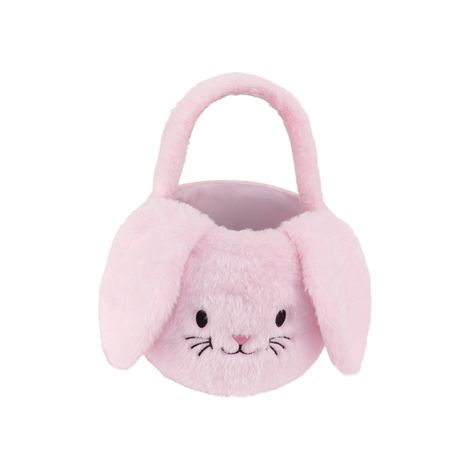 Cinvoph Easter Bunny Basket With Handle Decotative Plushs Egg Hunt Bags ...