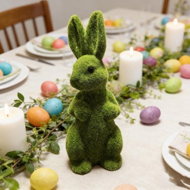 CoreLiving Easter Decorations for Home Wooden Bunny Sign Indoor Spring ...