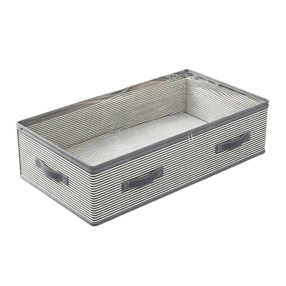 Cinvoph Large Capacity Underbed Storage Bag Striped Moisture-Proof ...