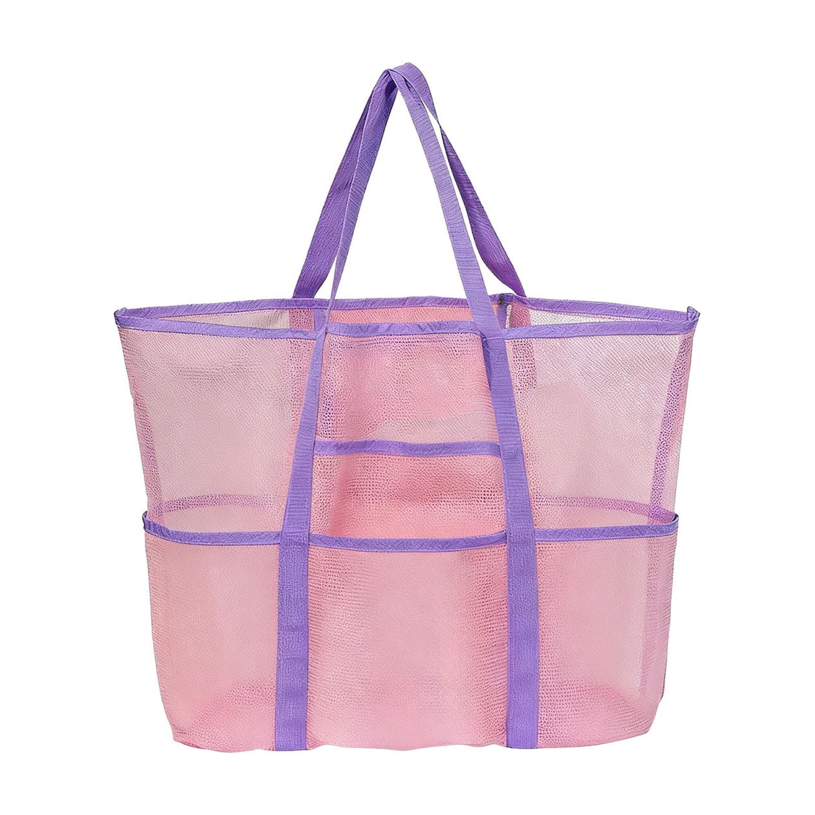 Cinvoph Mesh Beach Bag Large Capacity Breathable Swimming Tote with ...