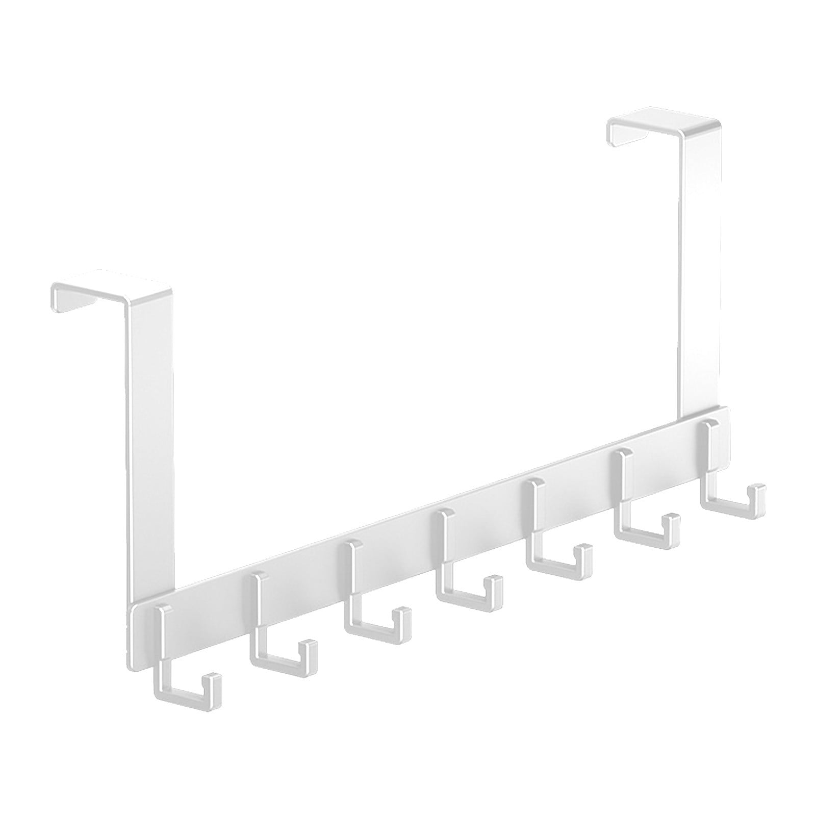 Cinvoph No-Drilling Over The Door Hooks Folding Door Hanger 6 Coat Hook ...