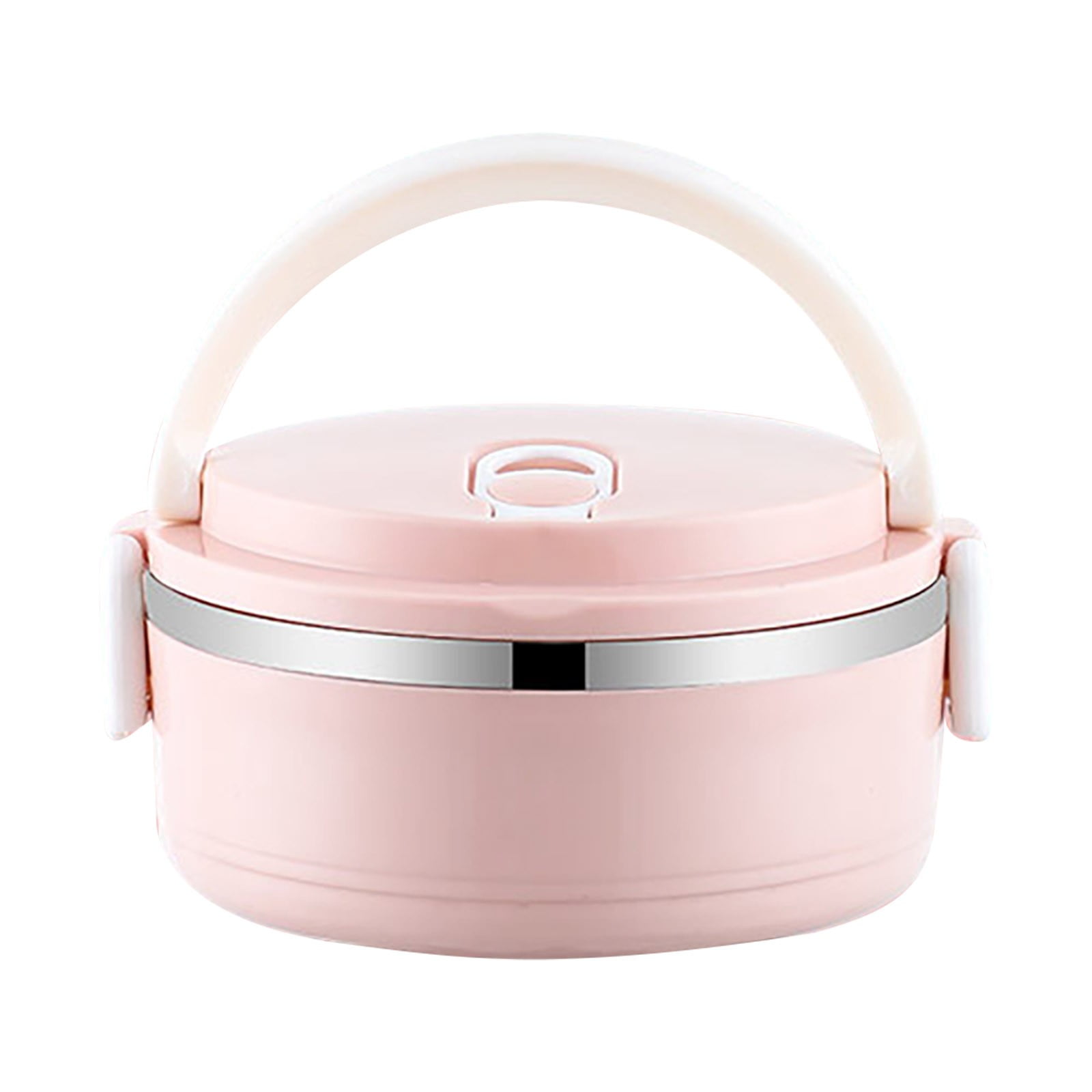 Cinvoph Portable Bento Boxes Circular Stainless Steel Insulated Lunch ...