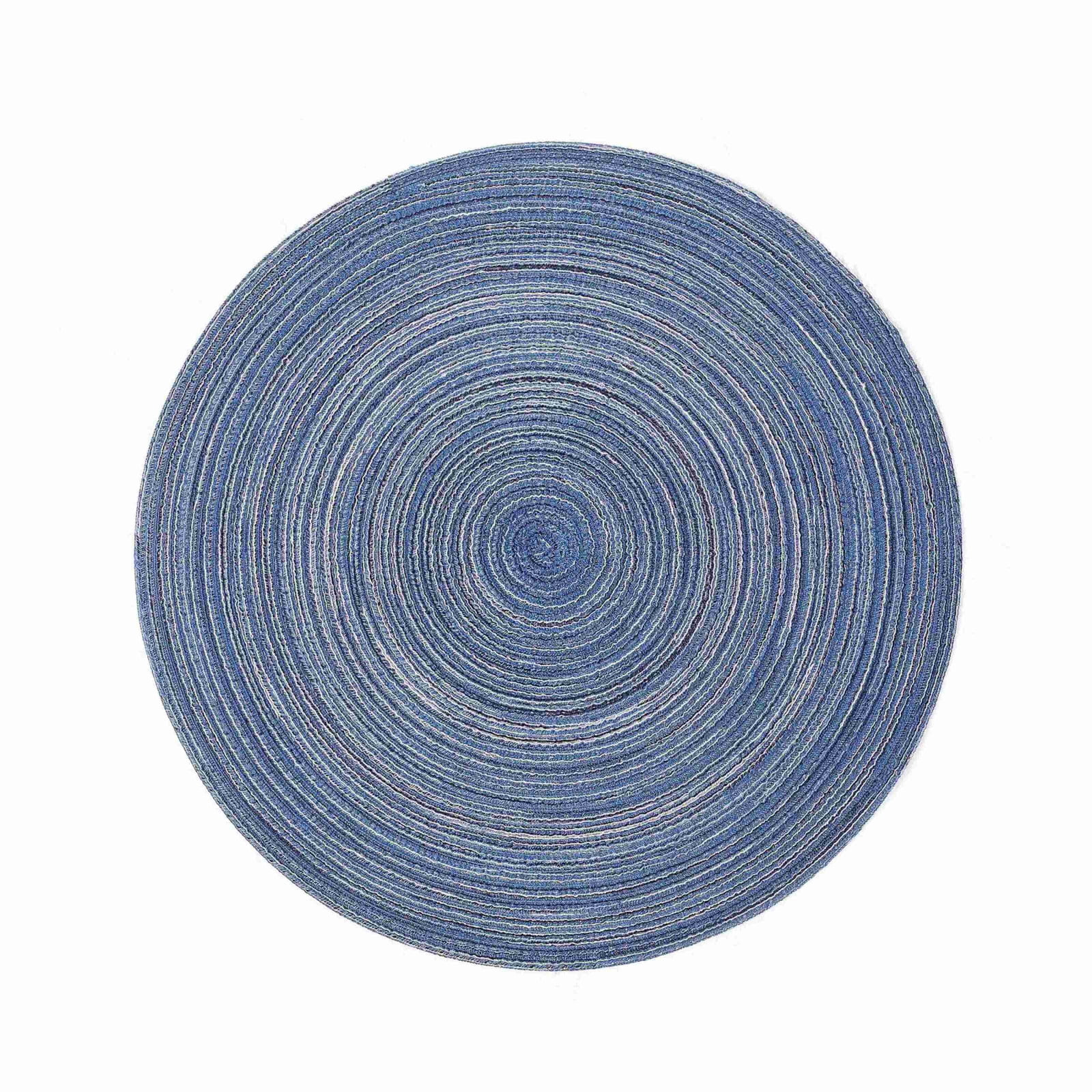 Cinvoph Round Placemats Solid Colors Table Mats Non Slip Heat Resistant ...