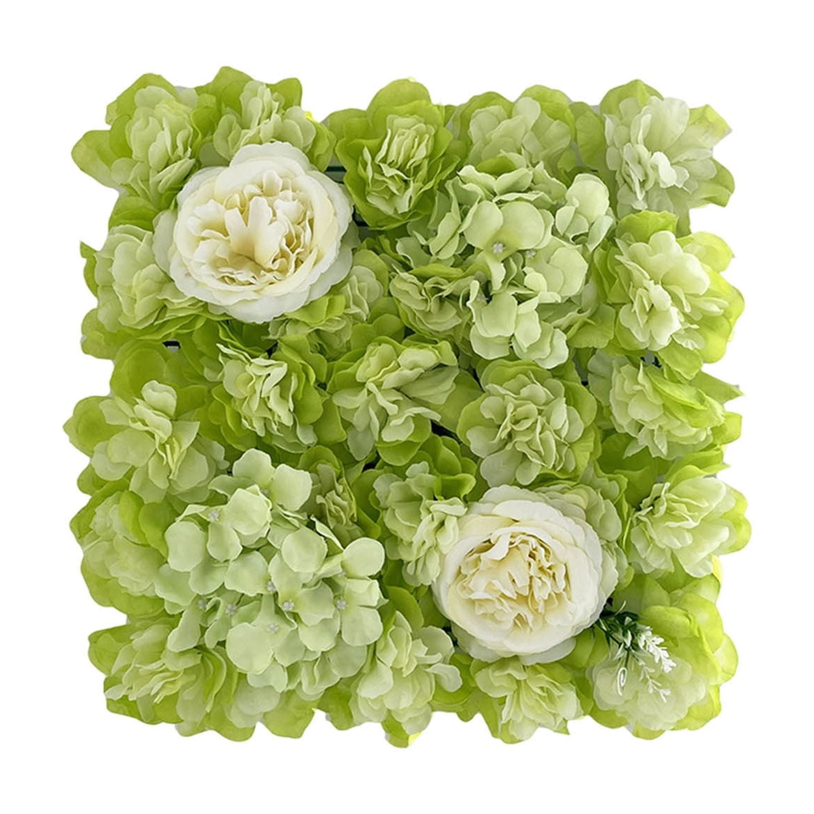 Cinvoph Silk Flower Wall Panels 14x14inch Wedding Decoration Wall ...