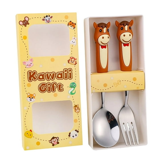 Cinvoph Silverware Set 2pcs Fork and Spoon Cutlery Stainless Steel ...