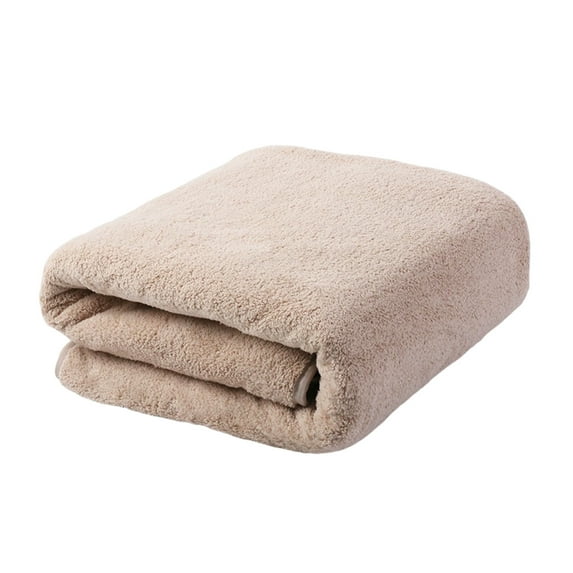 Cinvoph Solid Bath Towels Basic Corals Fleece Hand Towels Super Soft ...