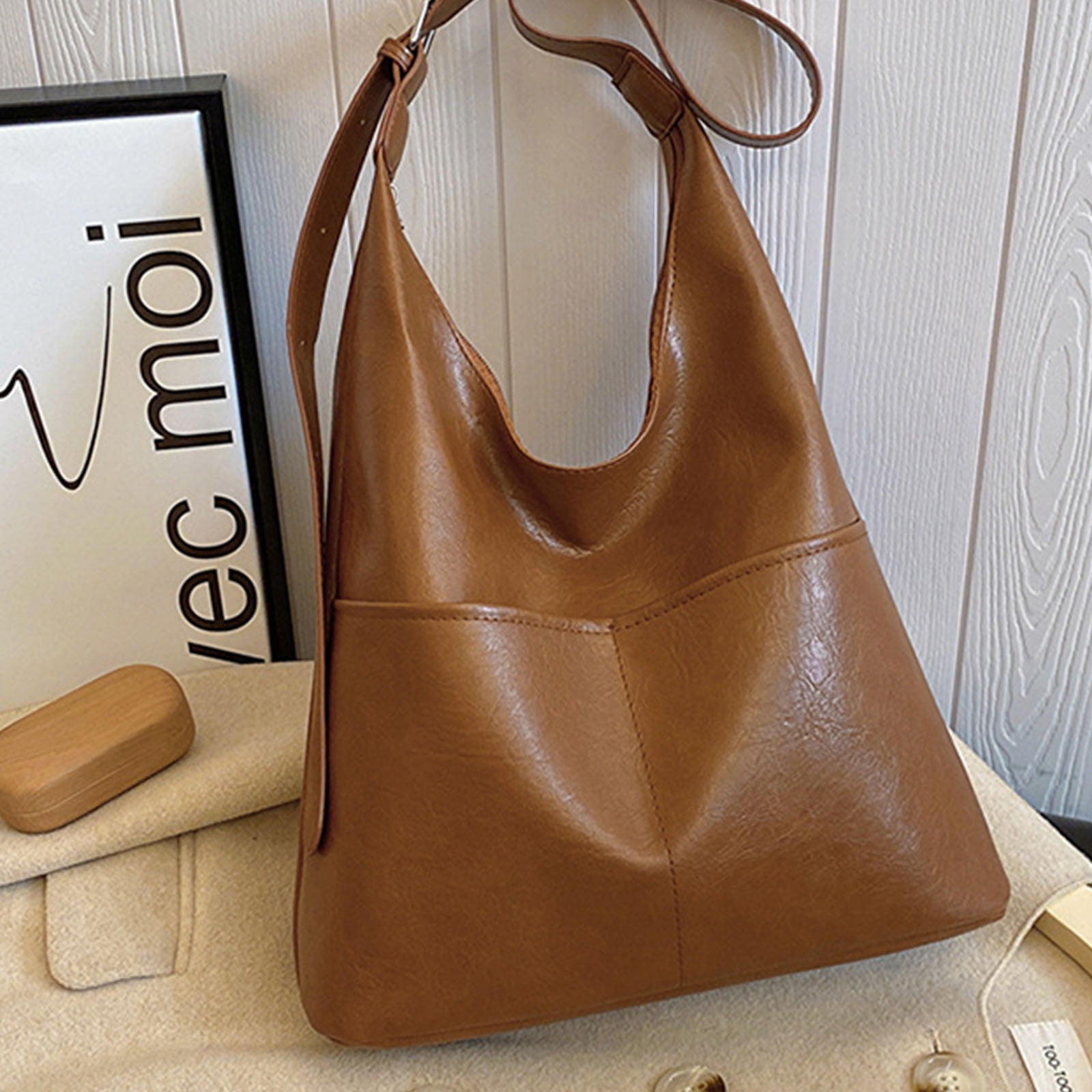 Cinvoph Tote Bag for Women Foldable Handbag with Zipper Closure ...
