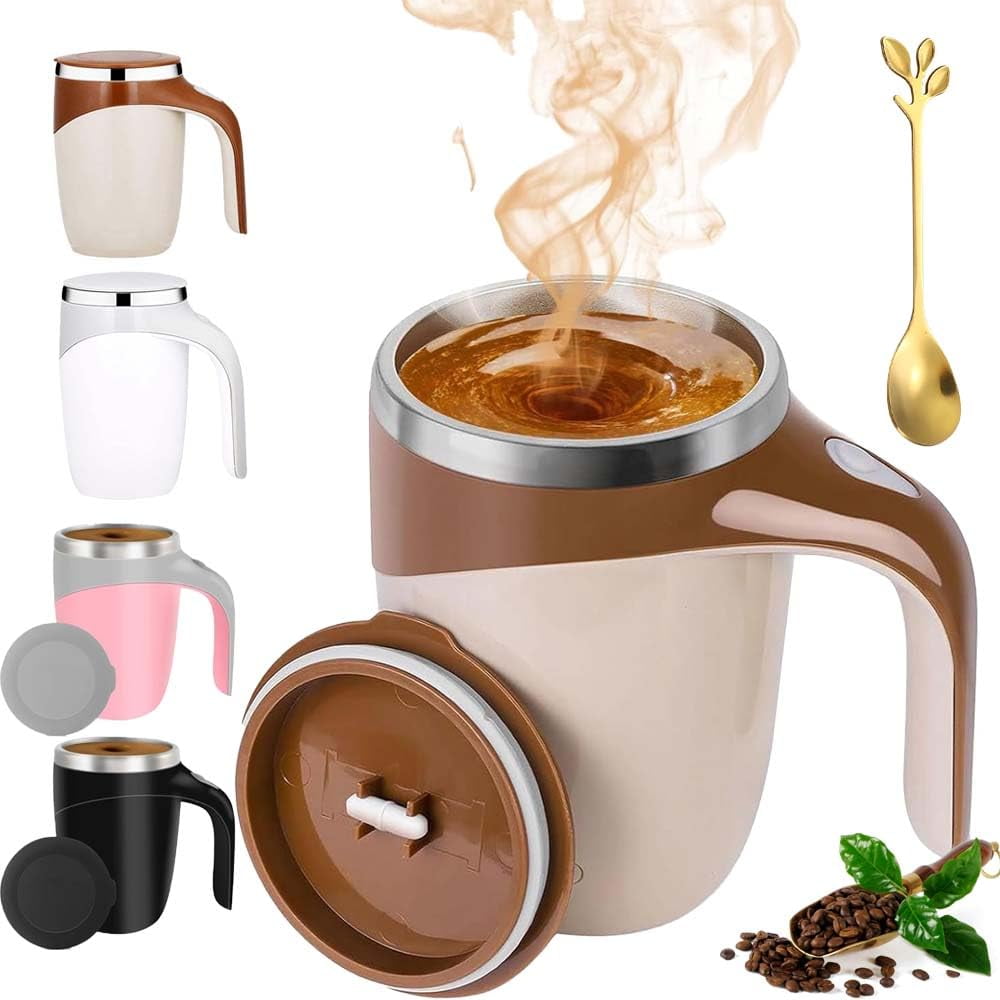 Ciomony r Auto Stir Coffee Mug, Self Stirring Coffee Mug,Magnetic ...