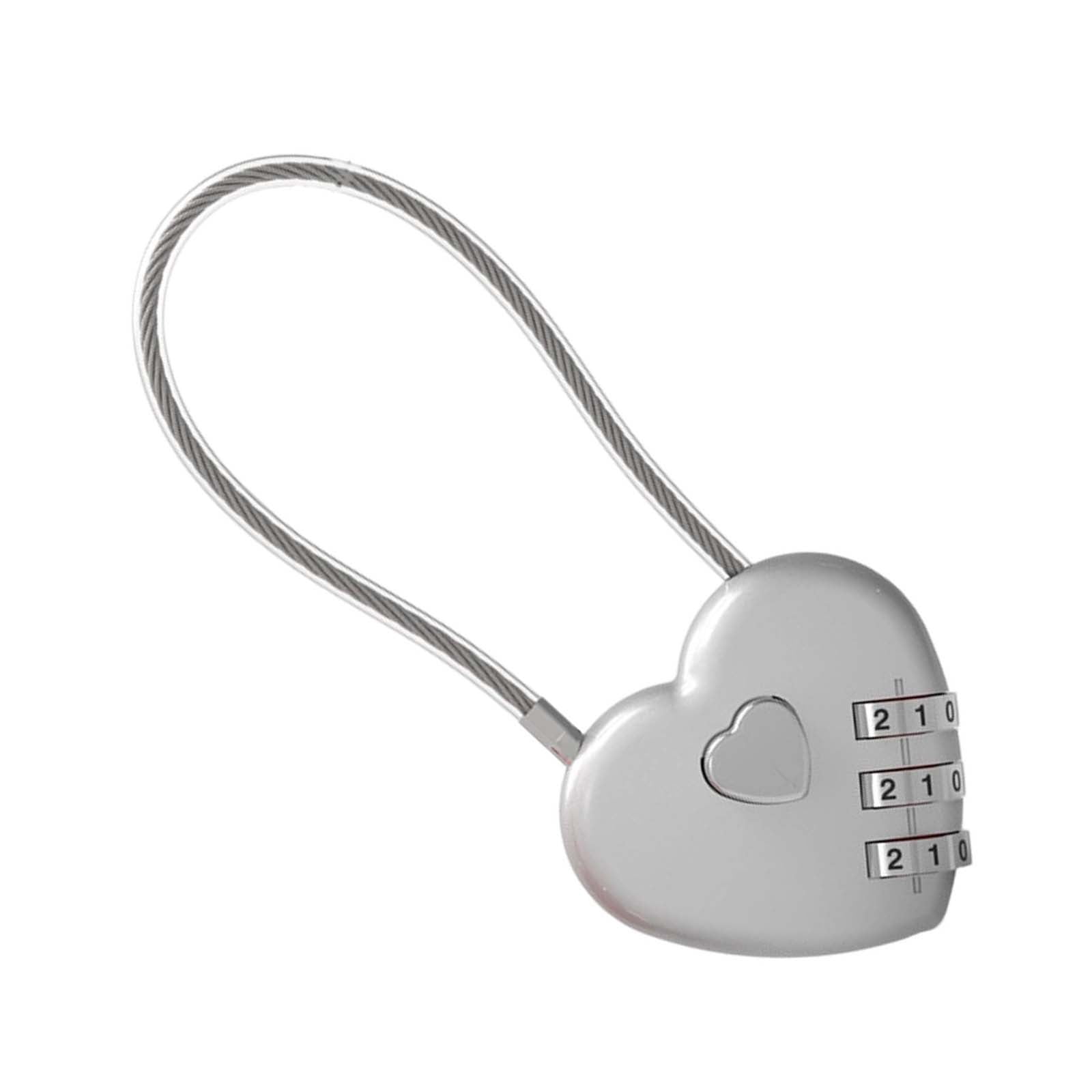 Ciozy Combination Lock, Combo Cable Lock with Code, Small Padlock ...