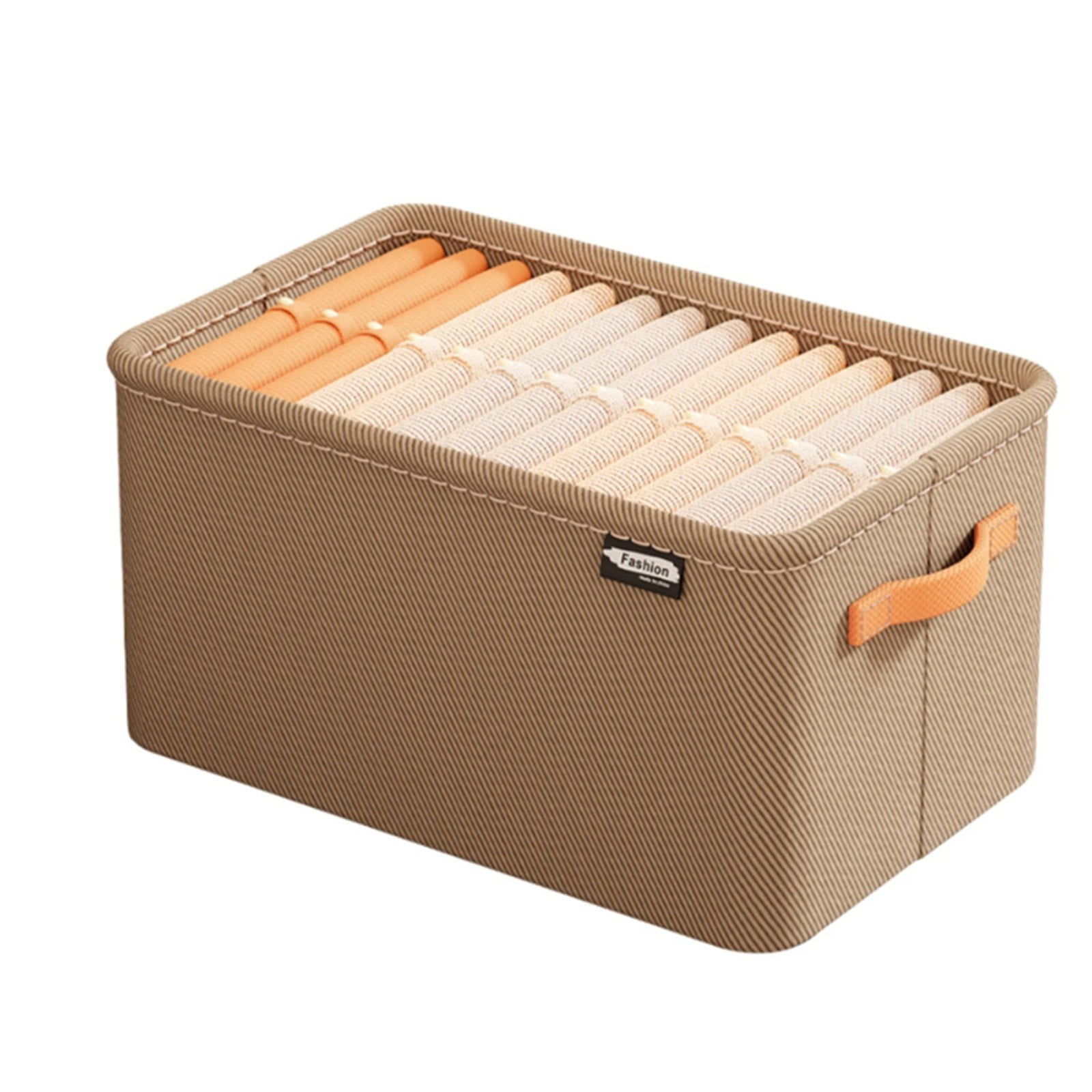 Ciozy Fabric Storage Bins with Handles - Foldable Closet Organizer Box ...