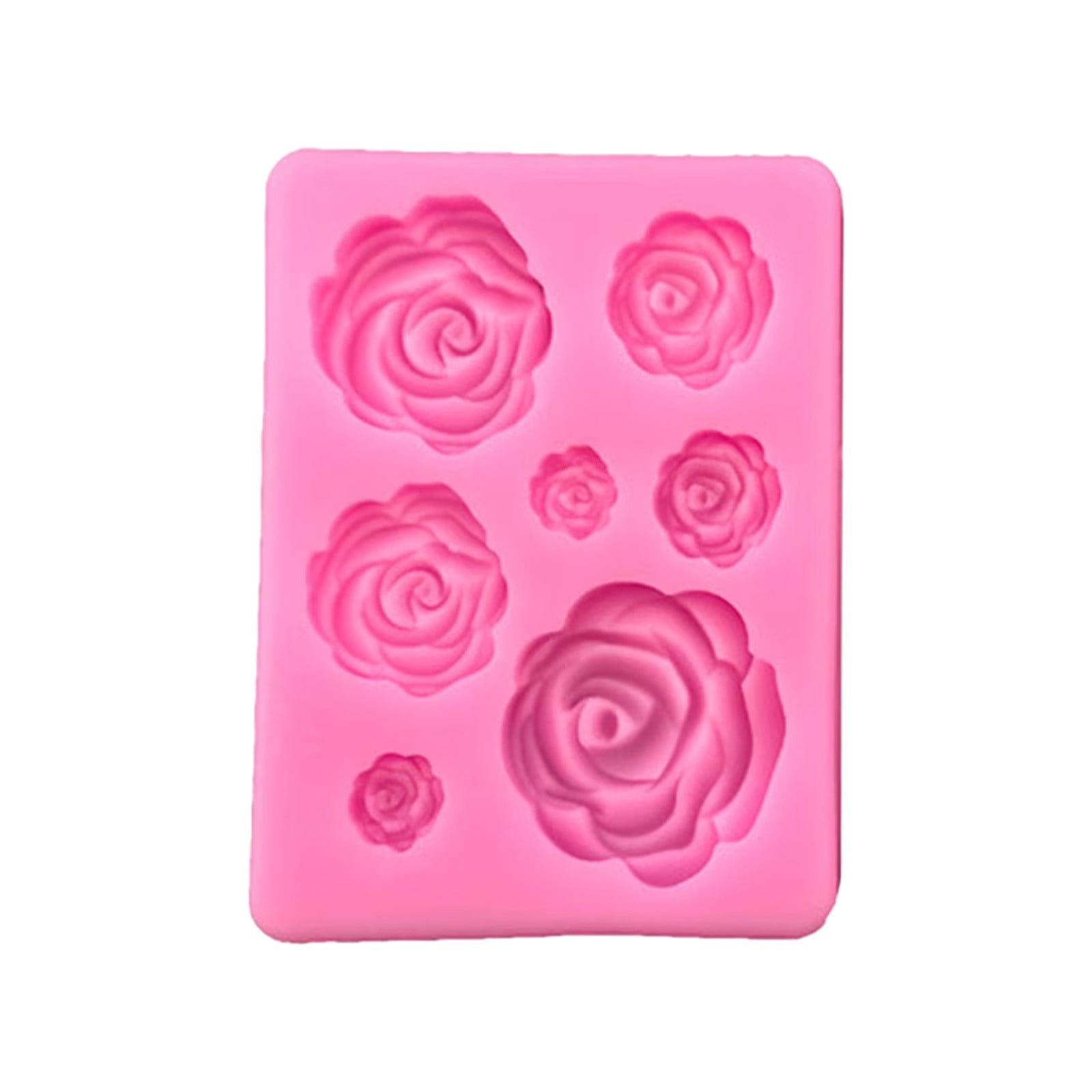 Ciozy Heart Rose Crystal Epoxy Mold Wedding Gift Molds Decorated Cake ...