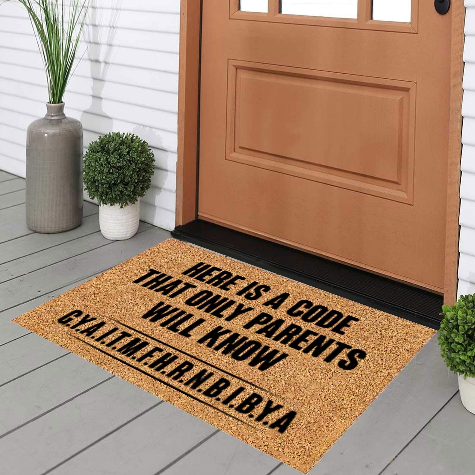 Ciozy Novelty Text Print Floor Mat for Living Room Or Bedroom Clearance ...