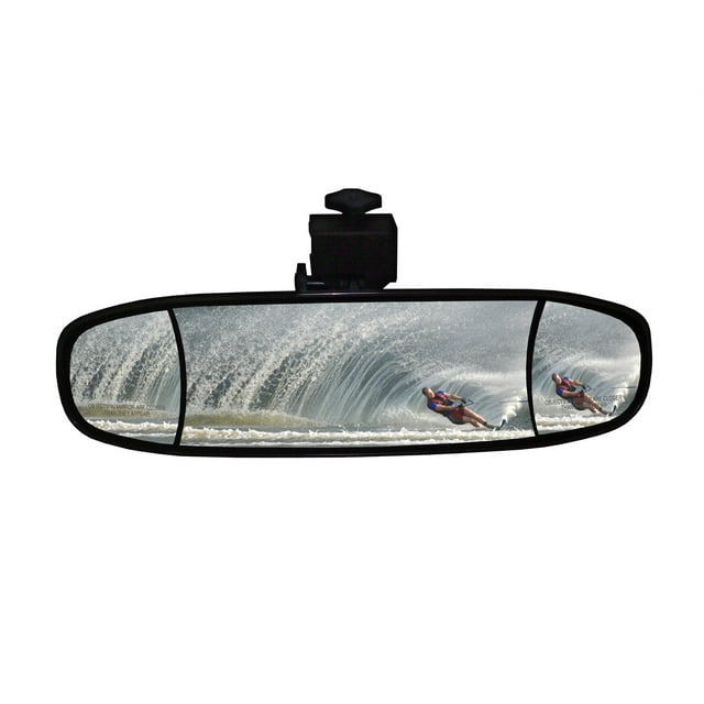 Cipa Mirrors 02022 Black Multi Lens Extreme Boat Mirror - Walmart.com