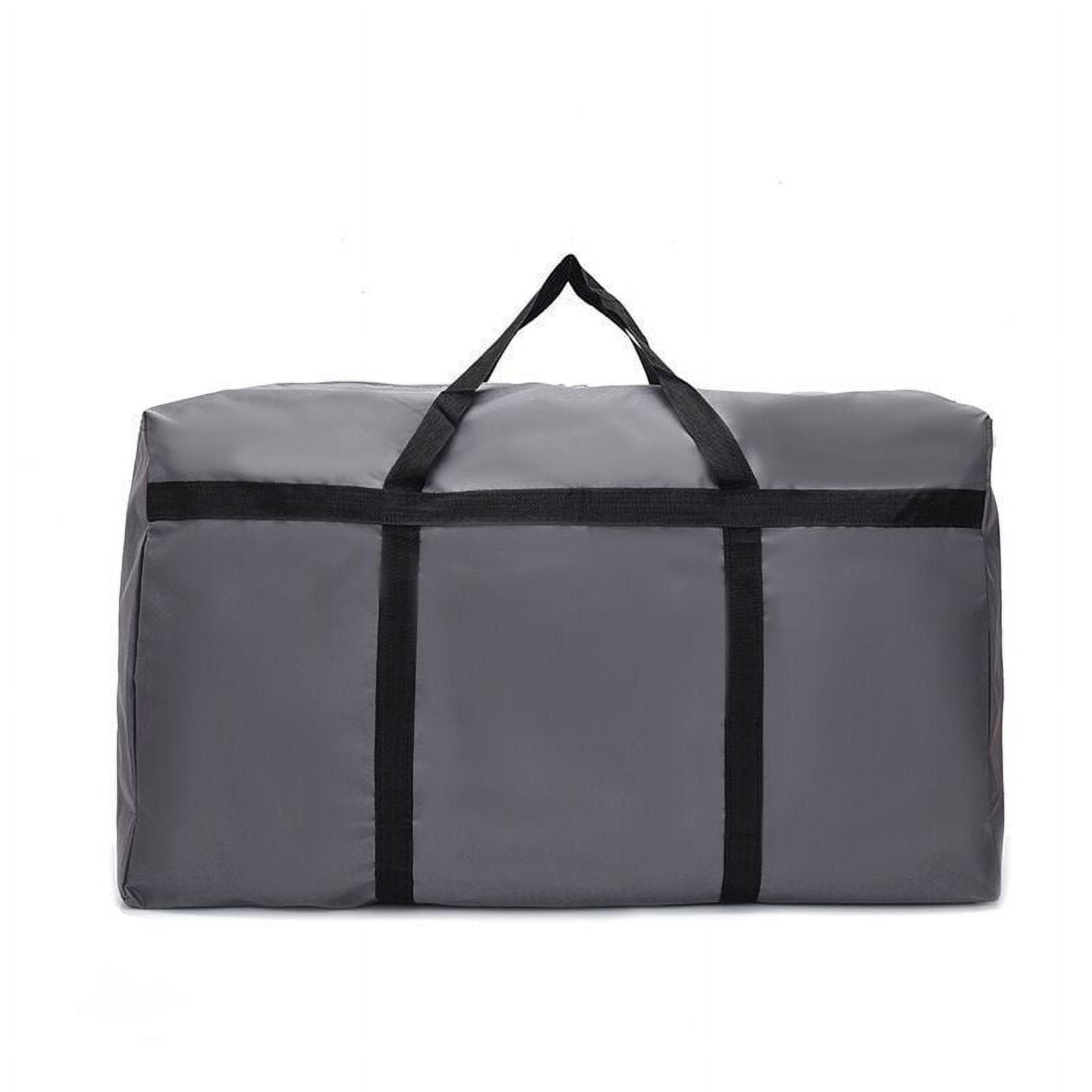 Cipaher Extra Large Storage Duffle Bag with Zippers and Handles Black ...