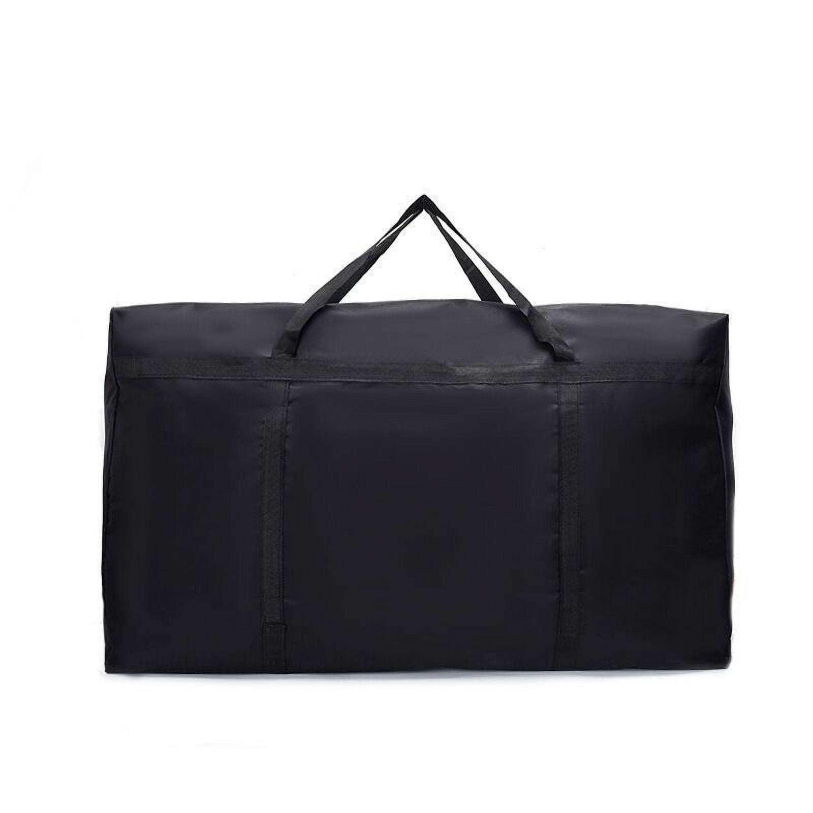 Cipaher Extra Large Storage Duffle Bag with Zippers and Handles Black ...