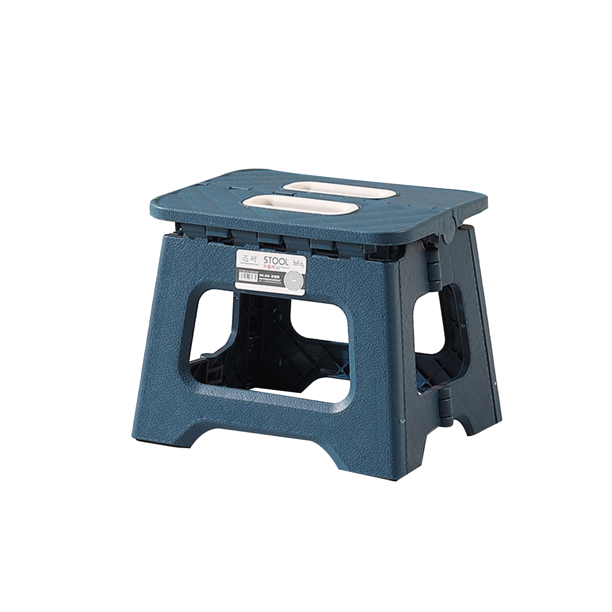 Cipaher Folding Step Stool Plastic Foldable Step Stool, Blue - Walmart.com