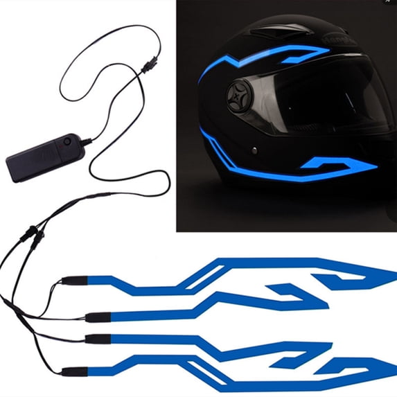 Cipaher LED Motorcycle Helmet Light Strip High Visibility Safety ...