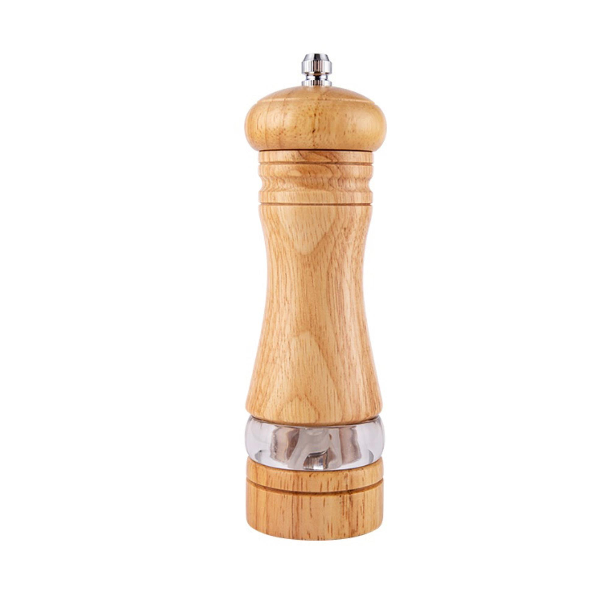 Cipaher Pepper Grinder 6Inch Sea Salt Grinder Wooden Pepper Mill ...