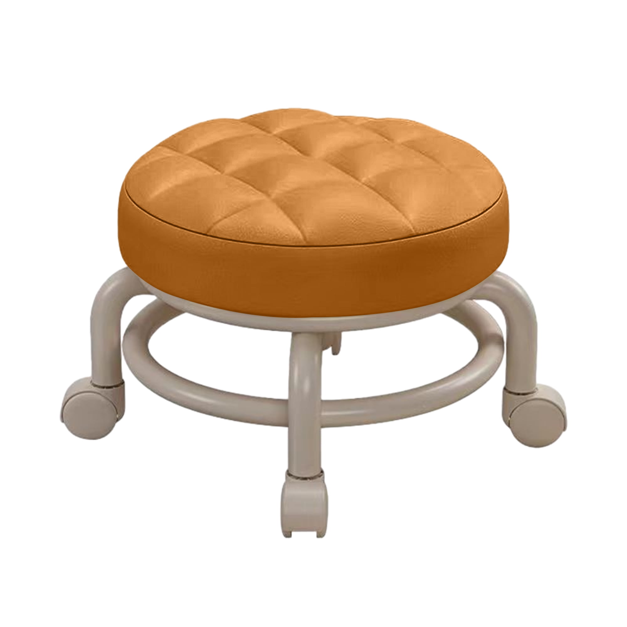 Cipaher Roller Seat Short Stools Nail Salon Pedicure Stool Round ...