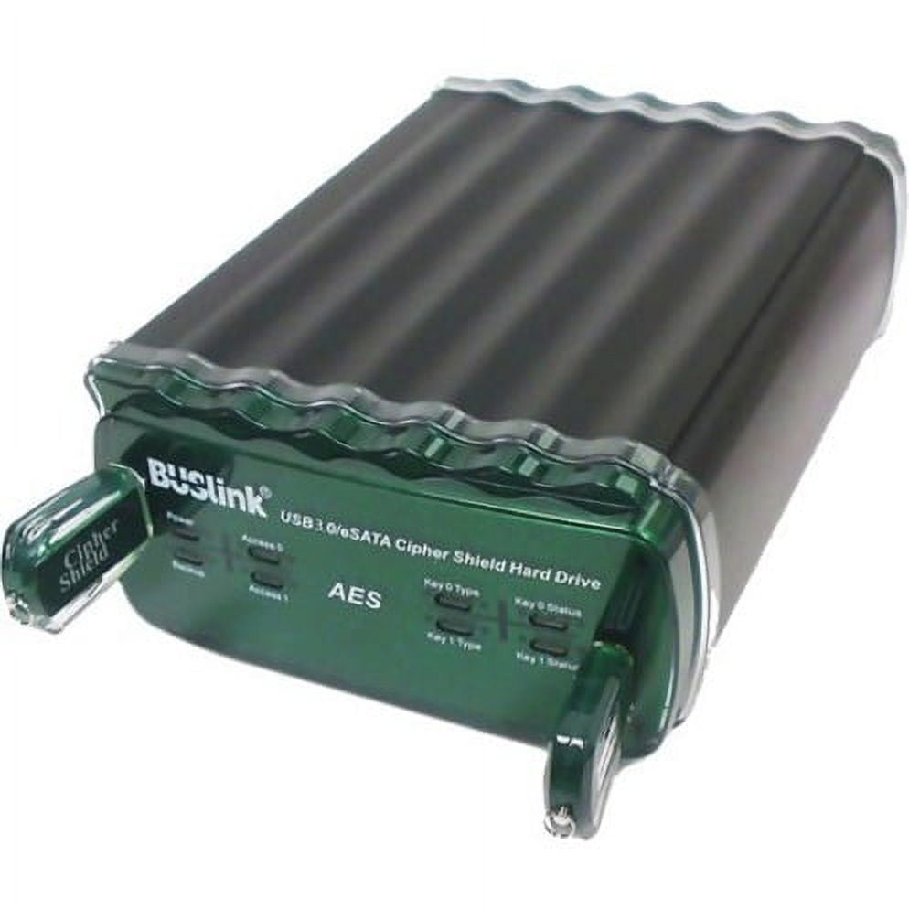 CipherShield Dual Key USB 3.0 AES 256-bit Encryption External Hard ...