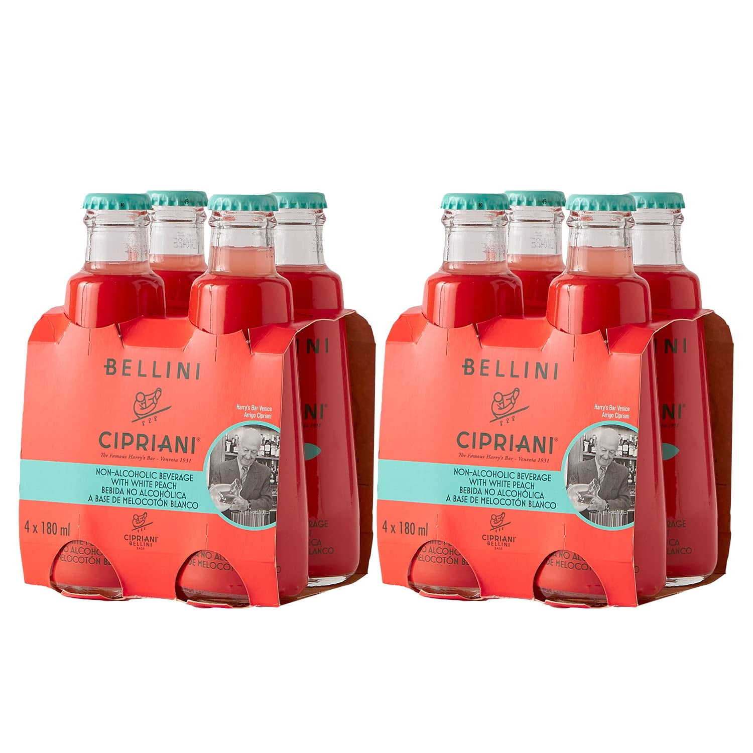 Cipriani Peach Bellini Mix - White Peach Cocktail Mixers with Peach ...