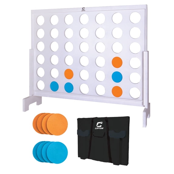 Cipton Connect Four Jumbo Sized Indoor & Outdoor Game for Kids & Adults ...