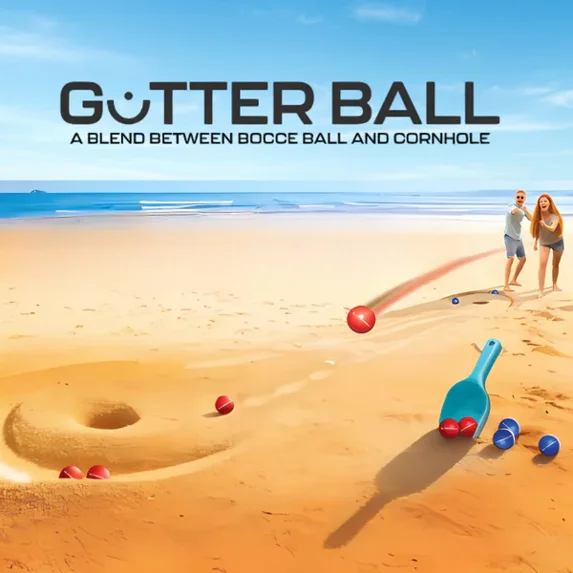 Cipton Gutter Ball Beach Game Set with Scoop and Carry Bag - Walmart.com