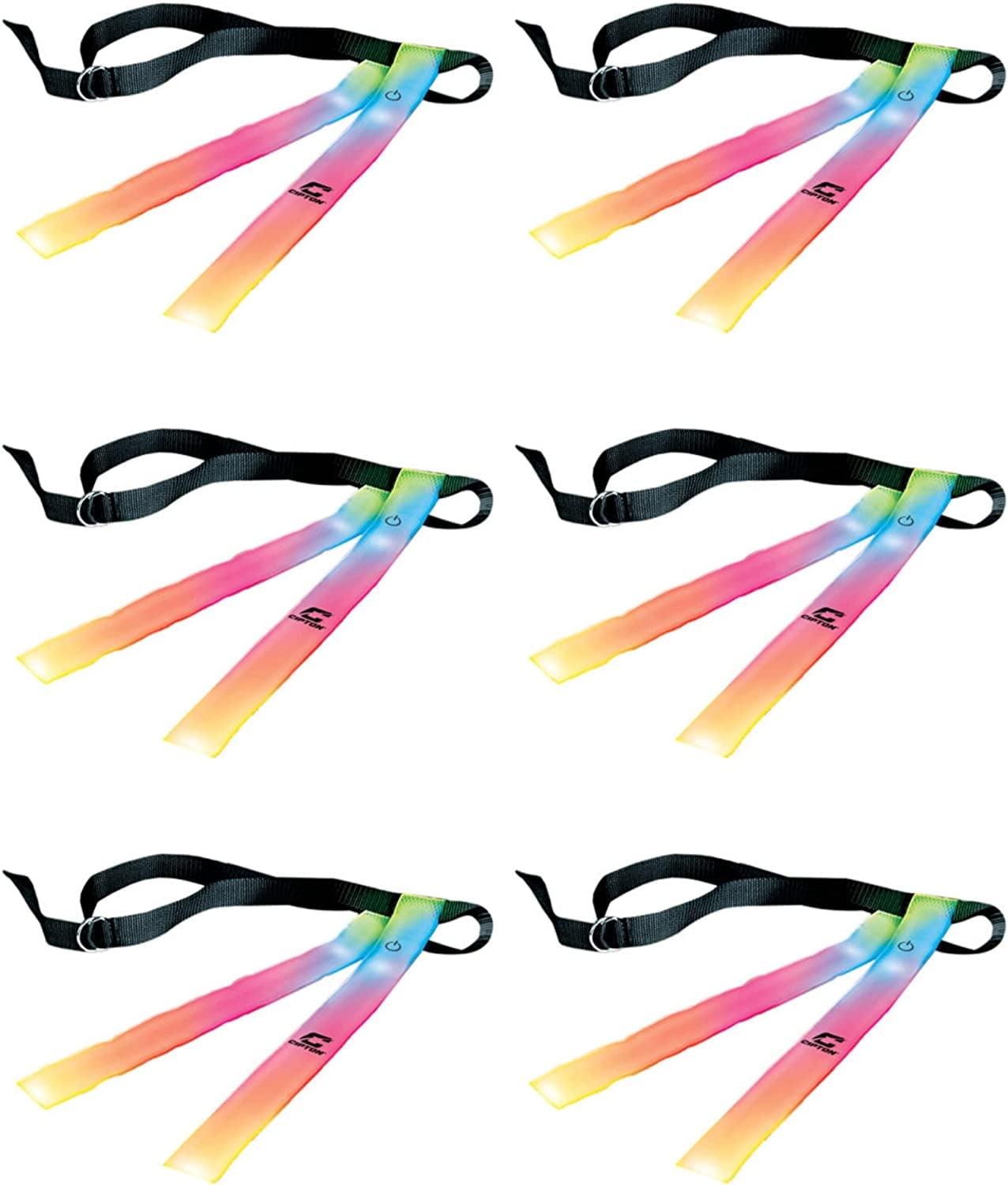 Cipton Kids Glow in the Dark LED Light Up Flag Football Set, Weather ...