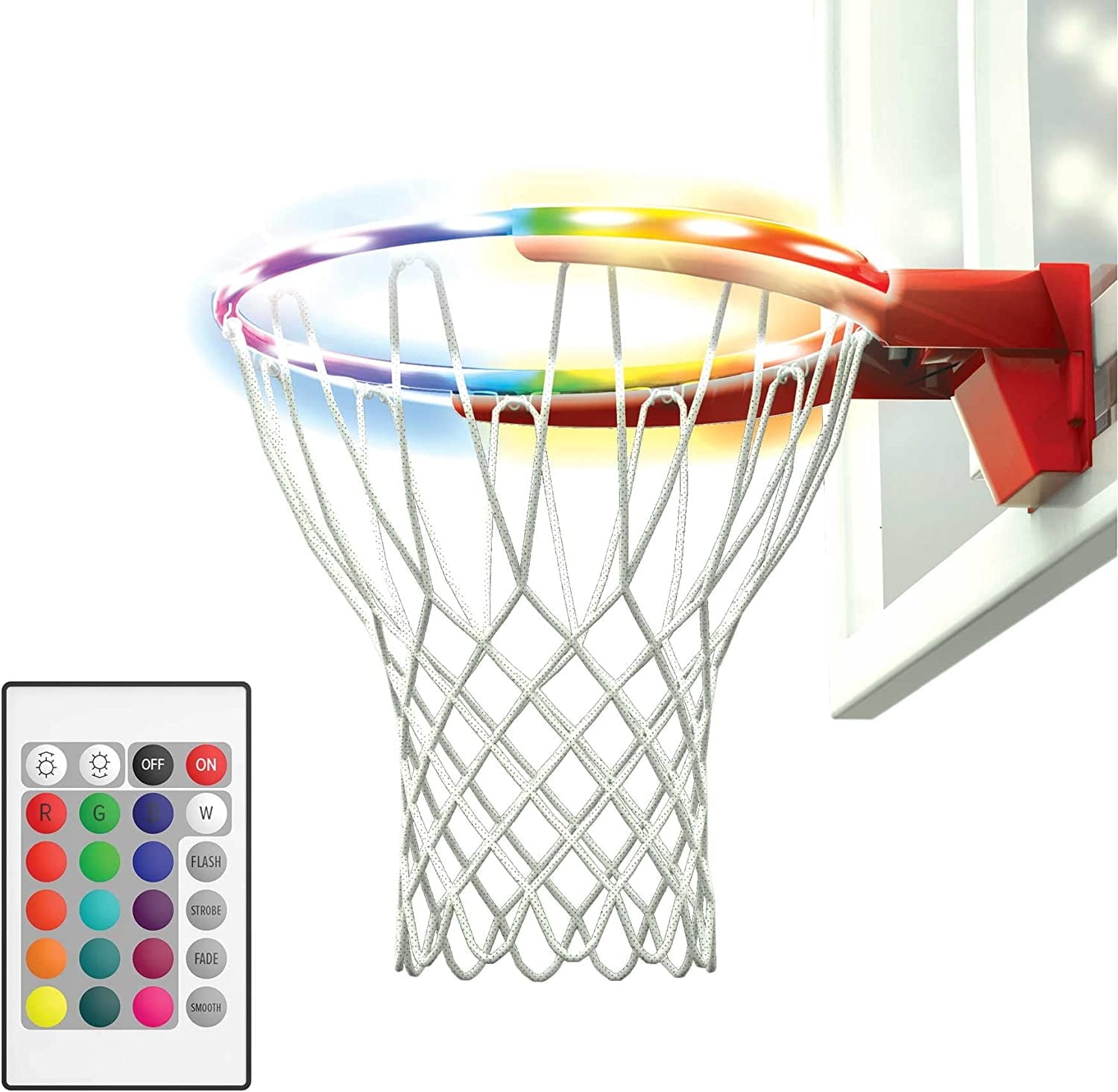 Cipton LED Light Up Basketball Rim Lights with Remote Control, Water ...