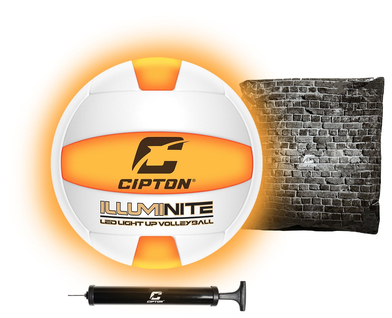 Cipton LED Volleyball - Glow-in-the-Dark Volleyball for Night Games ...